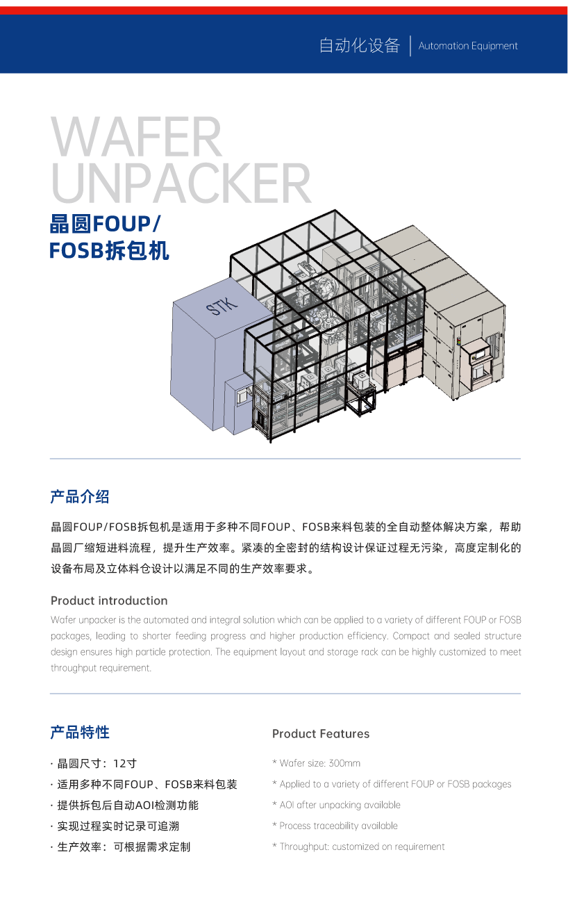 晶圆FOUP-FOSB拆包机 - 苏州芯慧联半导体科技有限公司